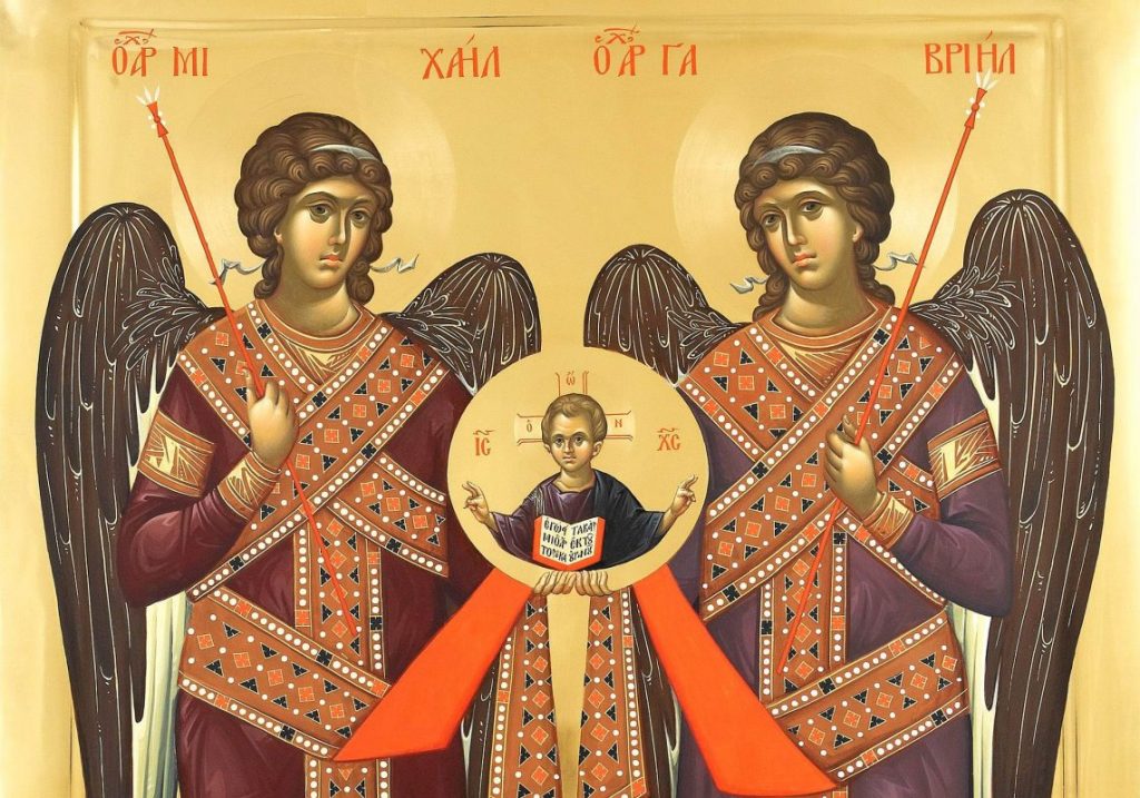 Ce semnificații „ascunde” icoana Sfinților Arhangheli Mihail şi Gavriil ...